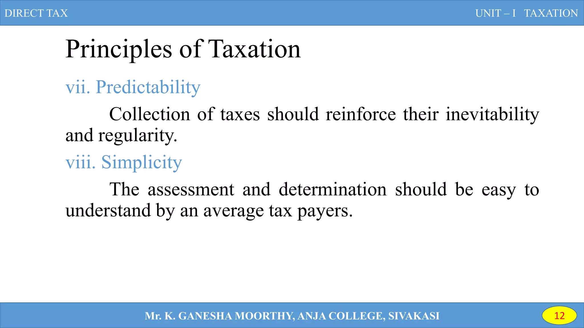 An Introduction to Taxation | PPT
