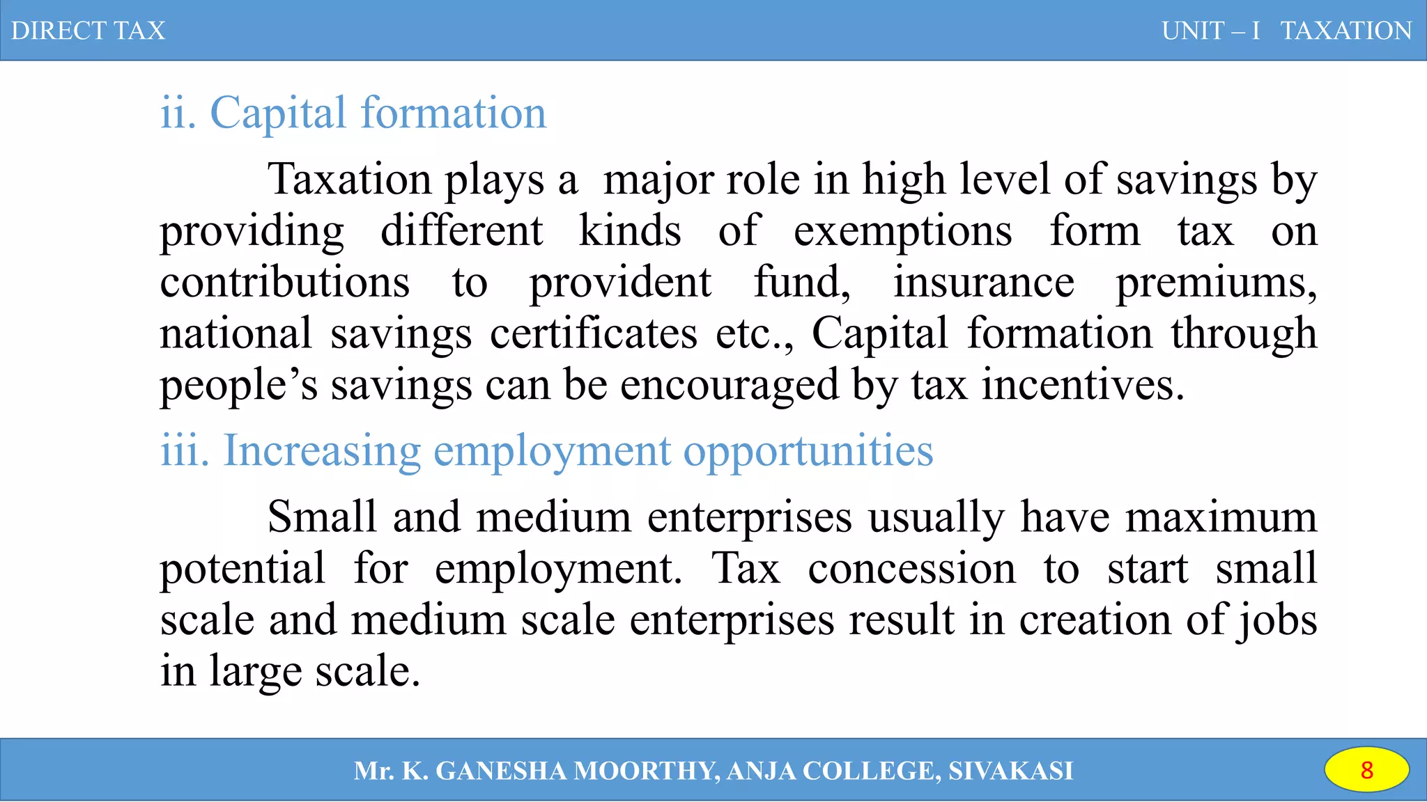 An Introduction to Taxation | PPT