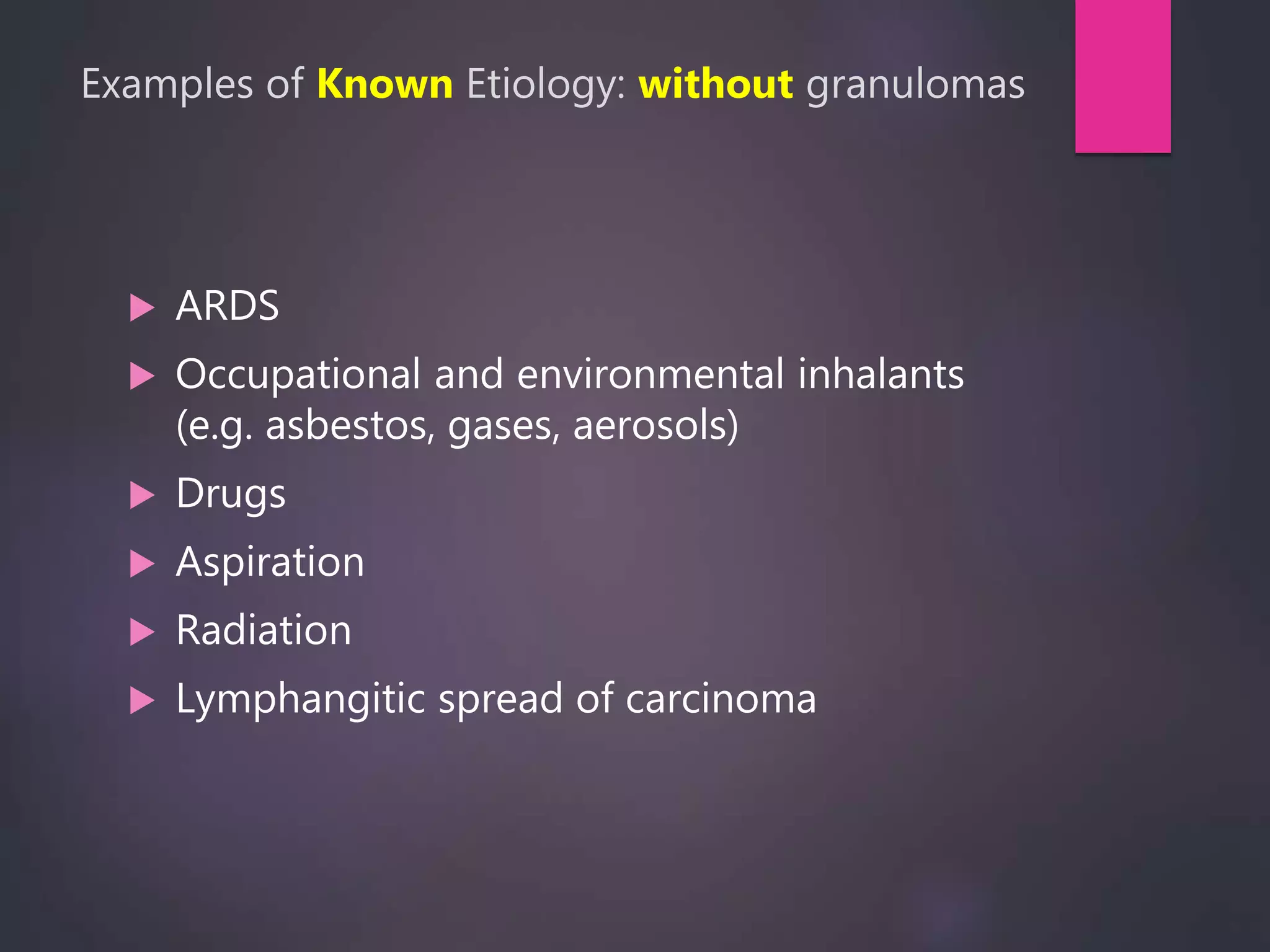 interstitial lung disease (ilD) | PPT