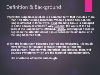 interstitial lung disease (ilD) | PPT