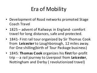 1.History of Travel and Tourism | PPTX