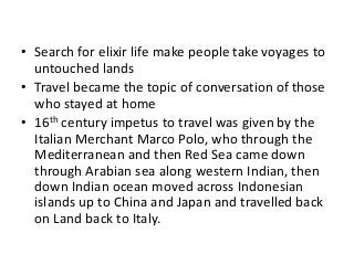 1.History of Travel and Tourism | PPTX