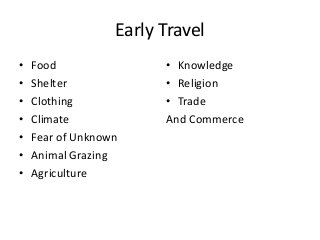 1.History of Travel and Tourism | PPTX