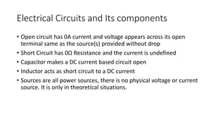 introduction to circuit analysis and review of basic | PPTX