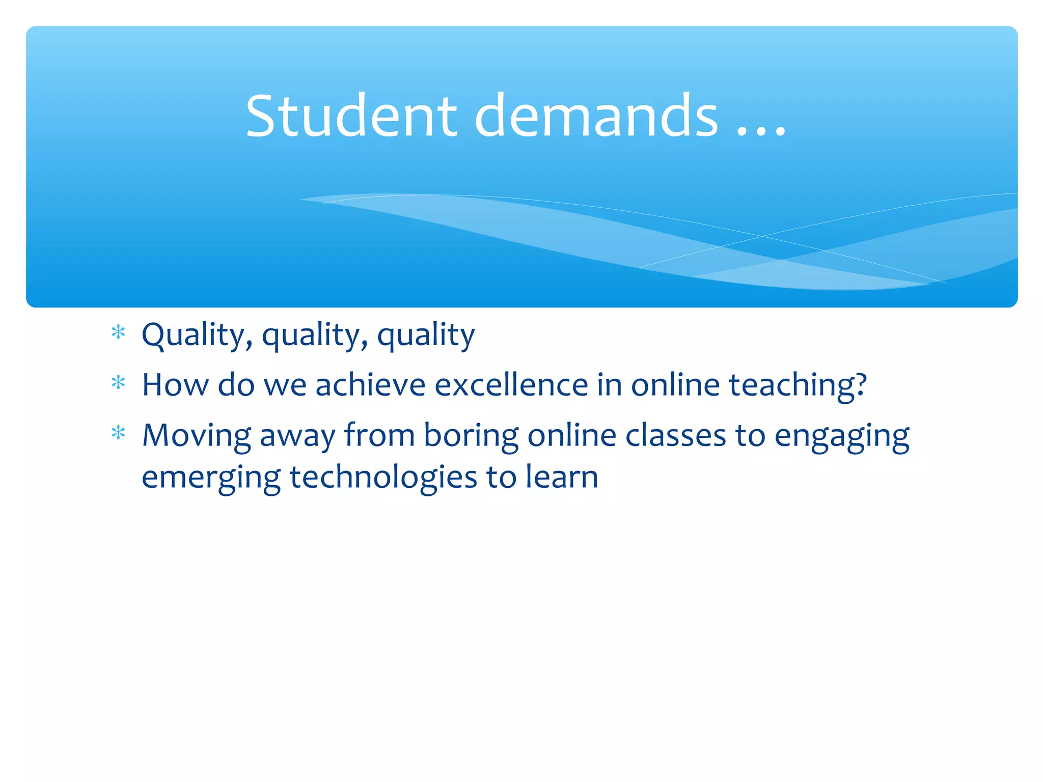 1 future of online learning | PPT