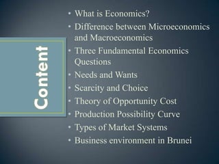 1 introduction to business environment & nature of economics | PPTX