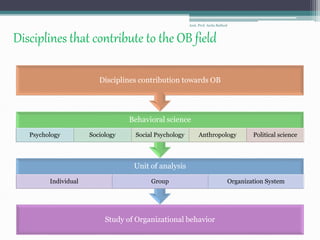 1. introduction to organizational behavior | PPT