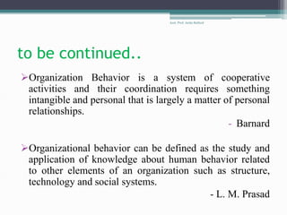 1. introduction to organizational behavior | PPT