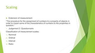 1.measurement&scaling b.com