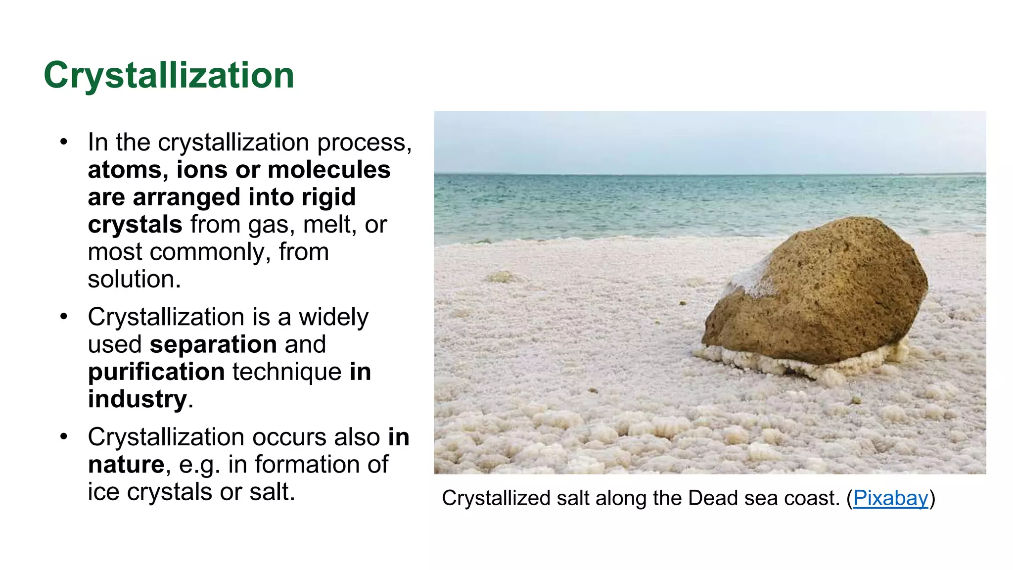 Introduction to crystallization | PPTX