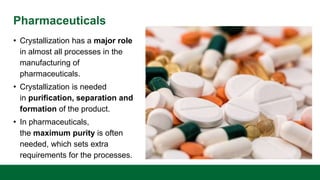 Uses and advantages of crystallization | PPTX
