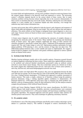 SVM &GA-CLUSTERING BASED FEATURE SELECTION APPROACH FOR BREAST CANCER DETECTION | PDF