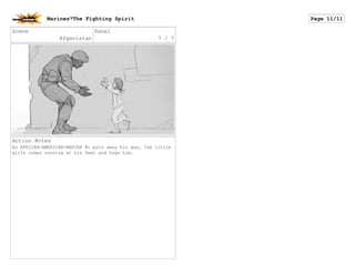 Action movie storyboard | PDF