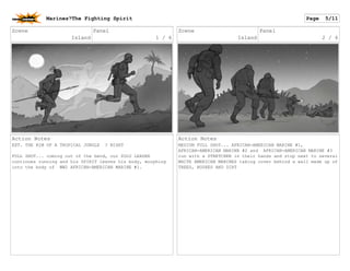 Action movie storyboard | PDF
