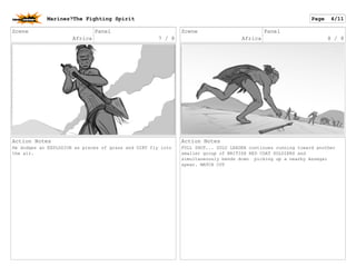Action movie storyboard | PPT | Free Download