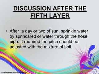 Preparation of CRICKET pitch | PPT