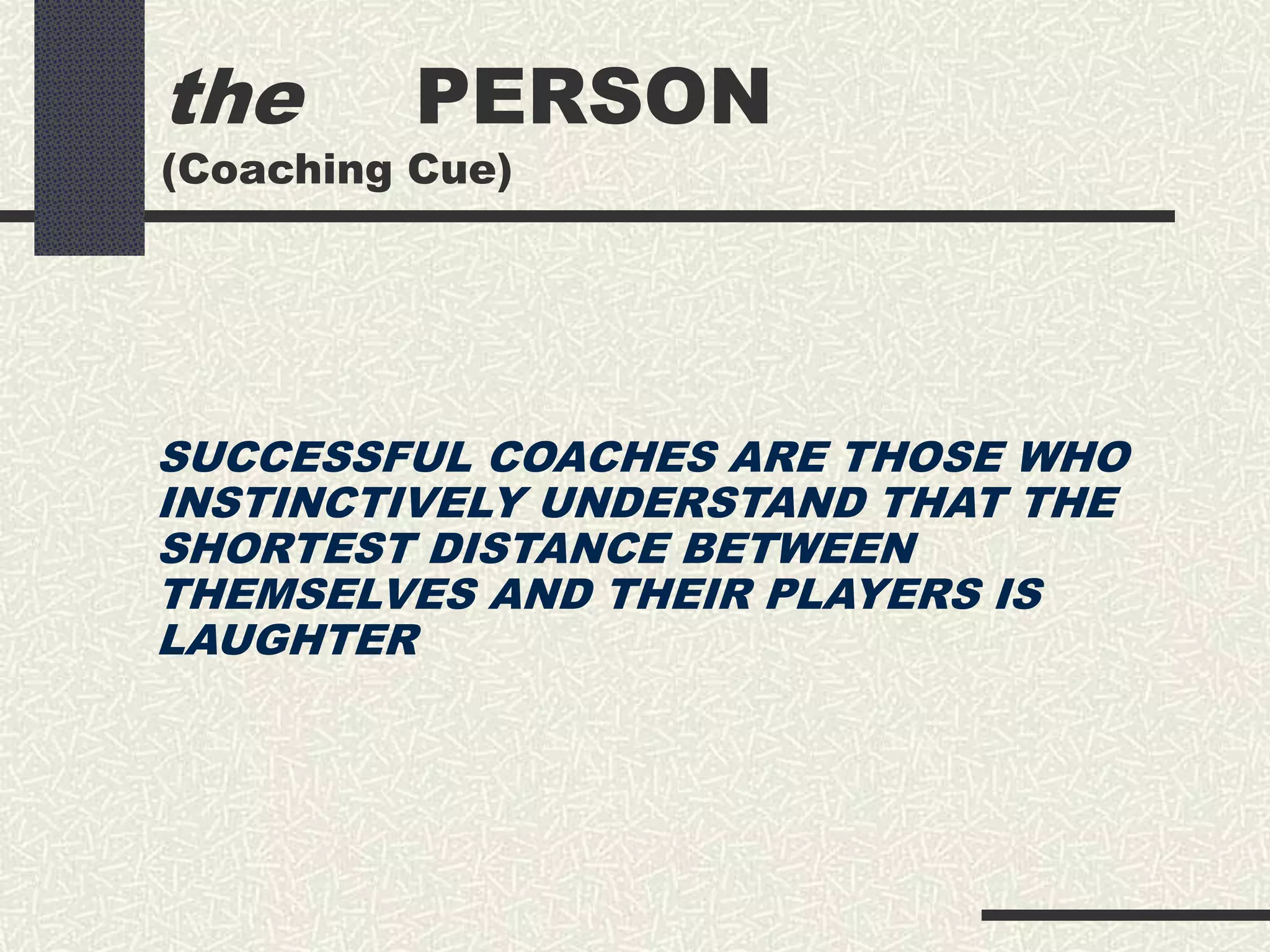 Attributes of a coach | PPT