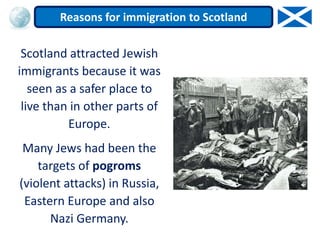 Migration and Empire - reasons for immigration to scotland | PPTX