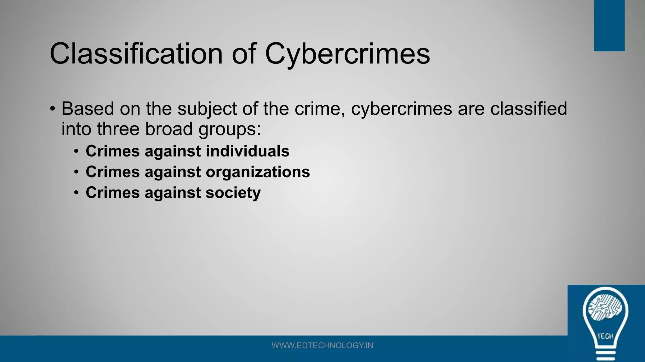 1.2 Who are Cyber Criminals | PPTX