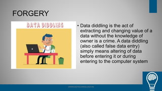 1.3 Understanding cyber crimes in detail | PPTX