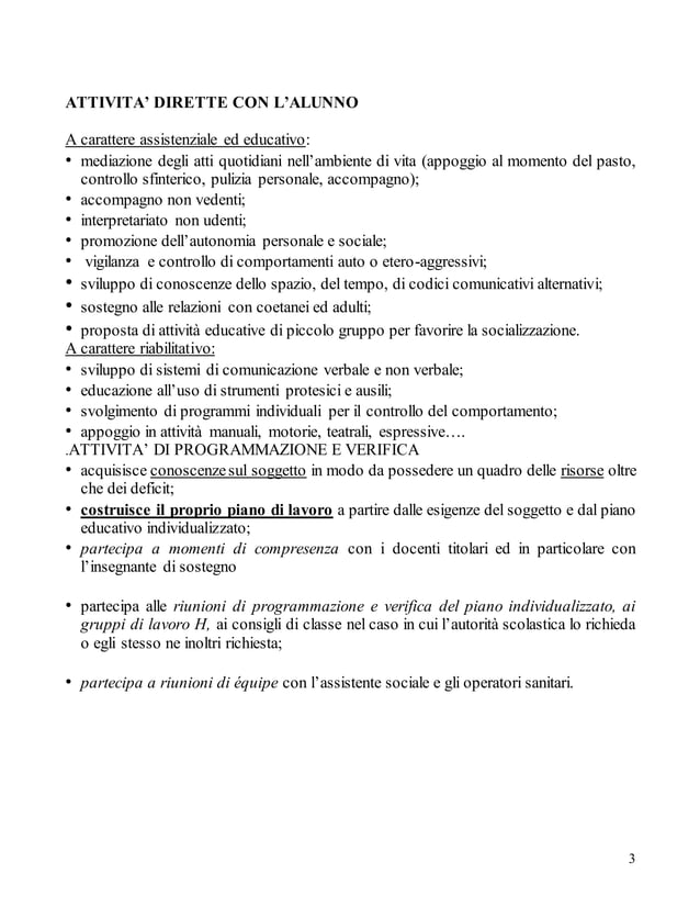 1. ruolo dell'educatore | DOC 1. ruolo dell'educatore | DOC