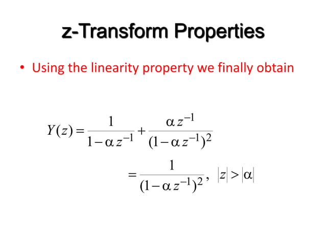 Z Transform, Causal, Anti-Causal and Two sided sequence, Region of ...