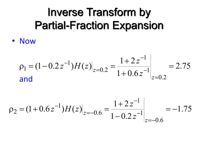 Z Transform, Causal, Anti-Causal and Two sided sequence, Region of ...