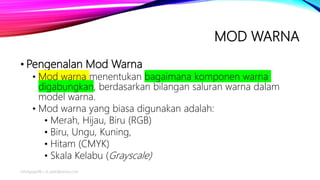1.3b mod warna | PPTX