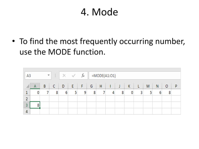 1. statistical functions in excel | PDF