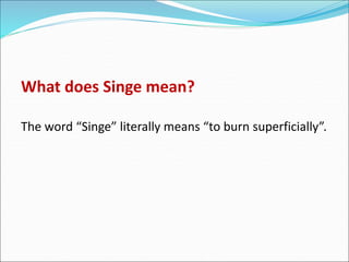 1.3 singeing online | PPT