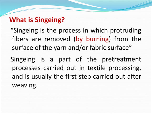 1.3 singeing online | PPT