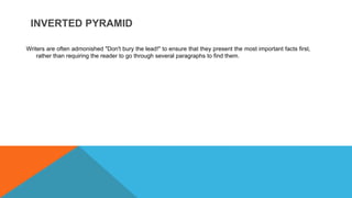 Introduction To Journalistic Writing - @learnwithsamii | PPT