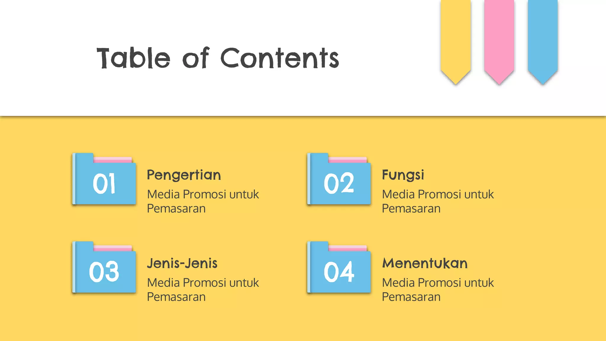 MEDIA PROMOSI UNTUK PEMASARAN | PPTX