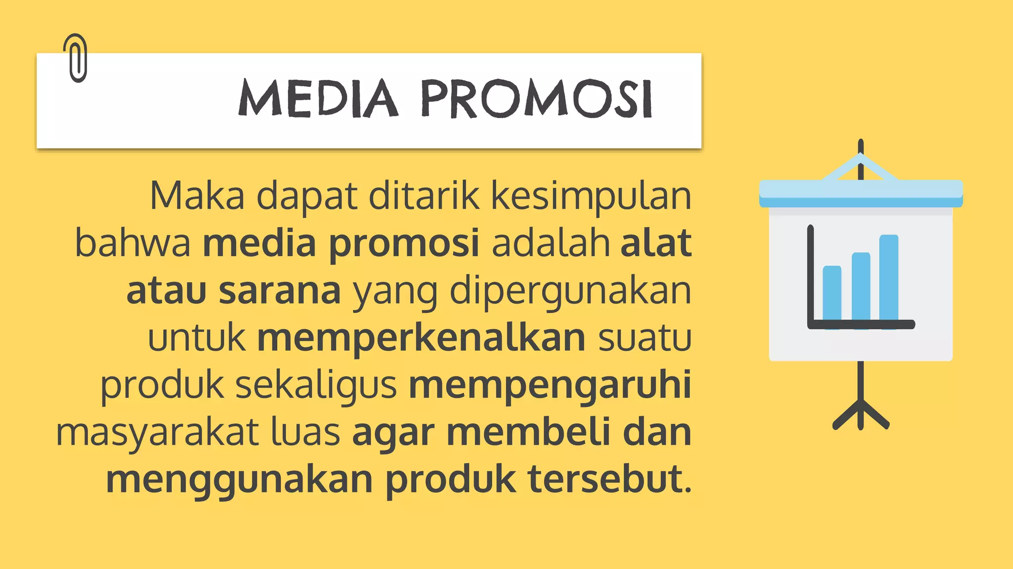 MEDIA PROMOSI UNTUK PEMASARAN | PPTX