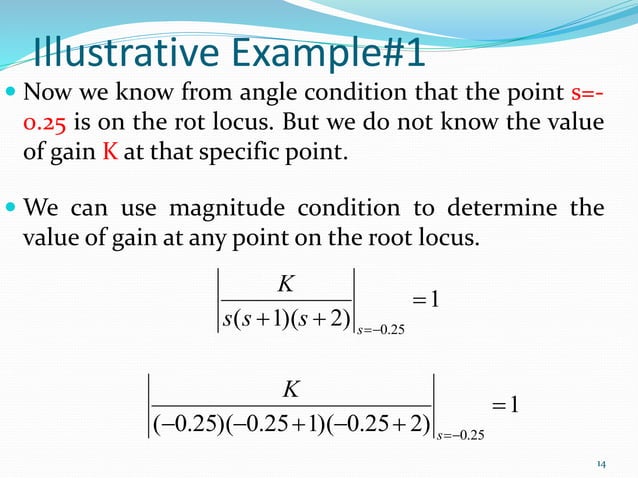 ROOT-LOCUS METHOD, Determine the root loci on the real axis /the ...