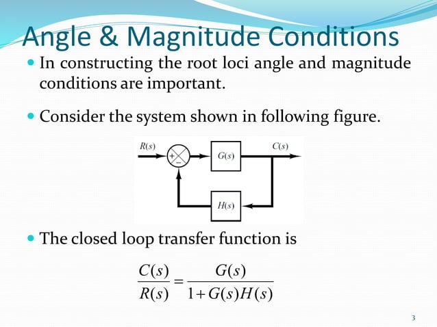 ROOT-LOCUS METHOD, Determine the root loci on the real axis /the ...