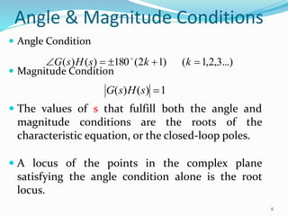 ROOT-LOCUS METHOD, Determine the root loci on the real axis /the ...