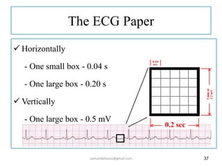 1. ecg basics sammy | PPTX