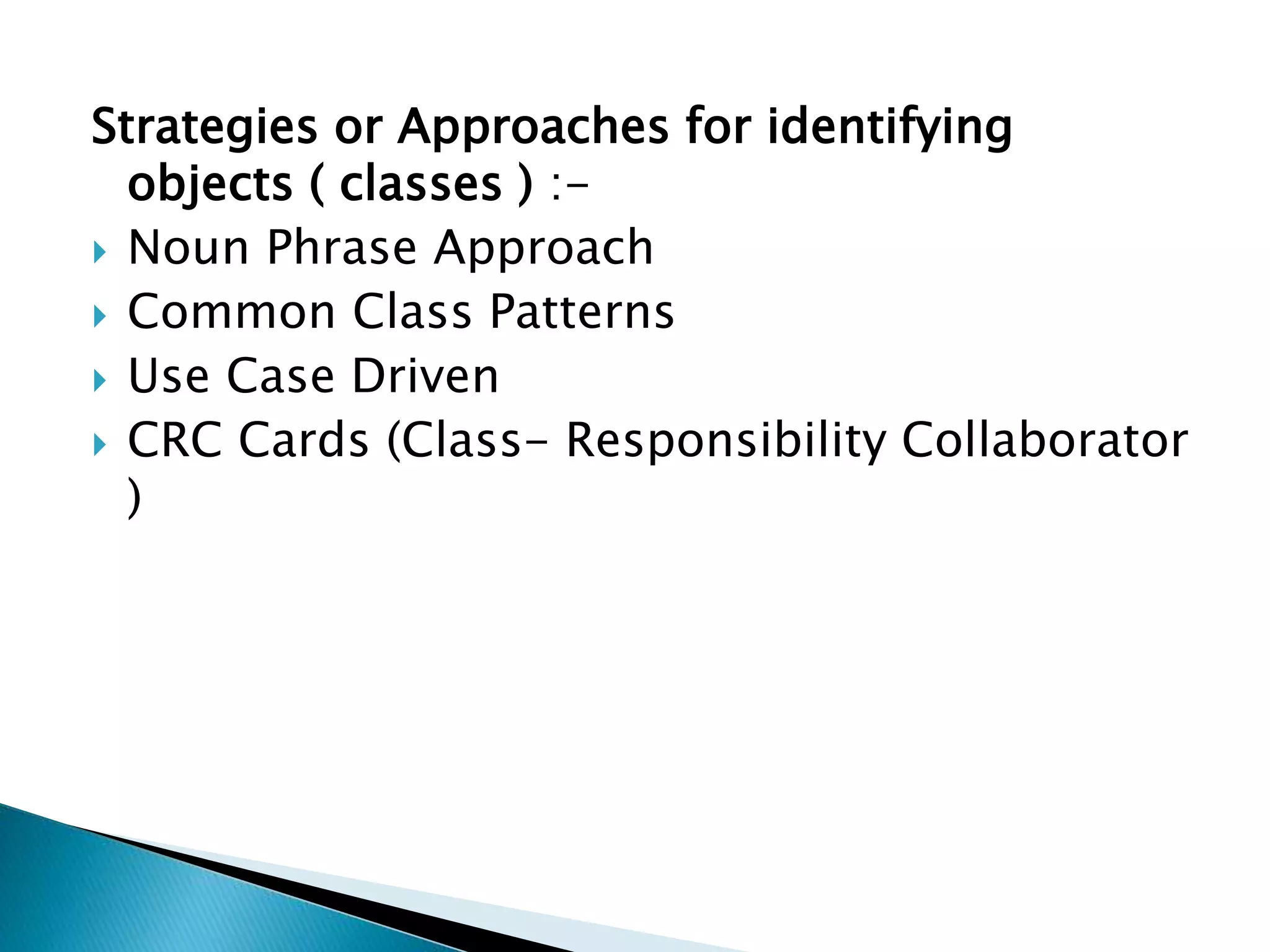 1. object oriented concepts & principles | PPTX
