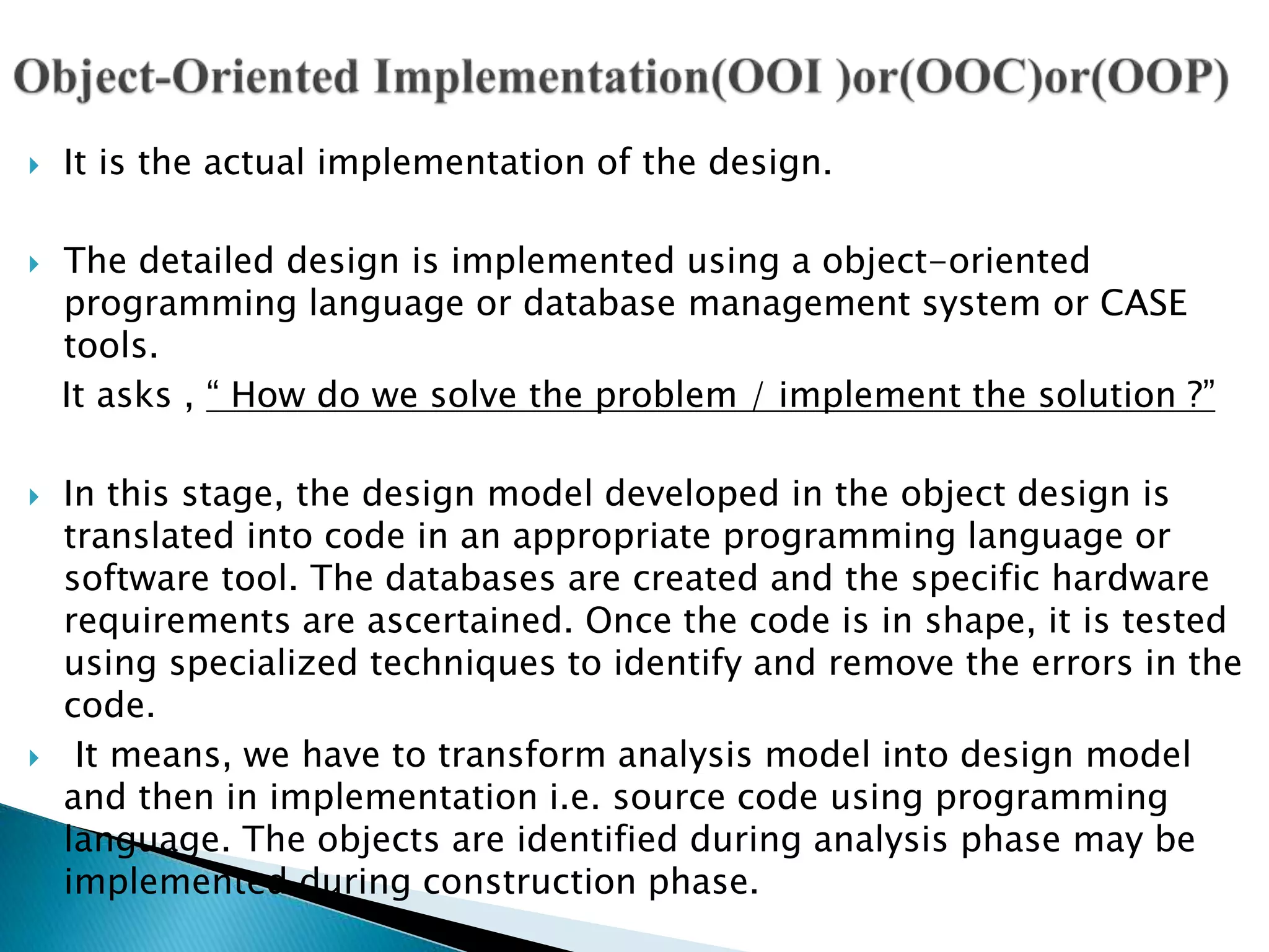 1. object oriented concepts & principles | PPT