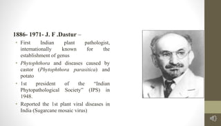 History of Plant Pathology | PPT