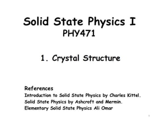 Crystal Structure | PPT
