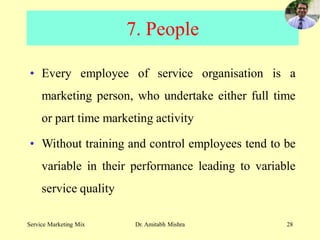 Service marketing mix or 7Ps of Services | PDF