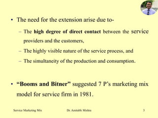 Service marketing mix or 7Ps of Services | PDF
