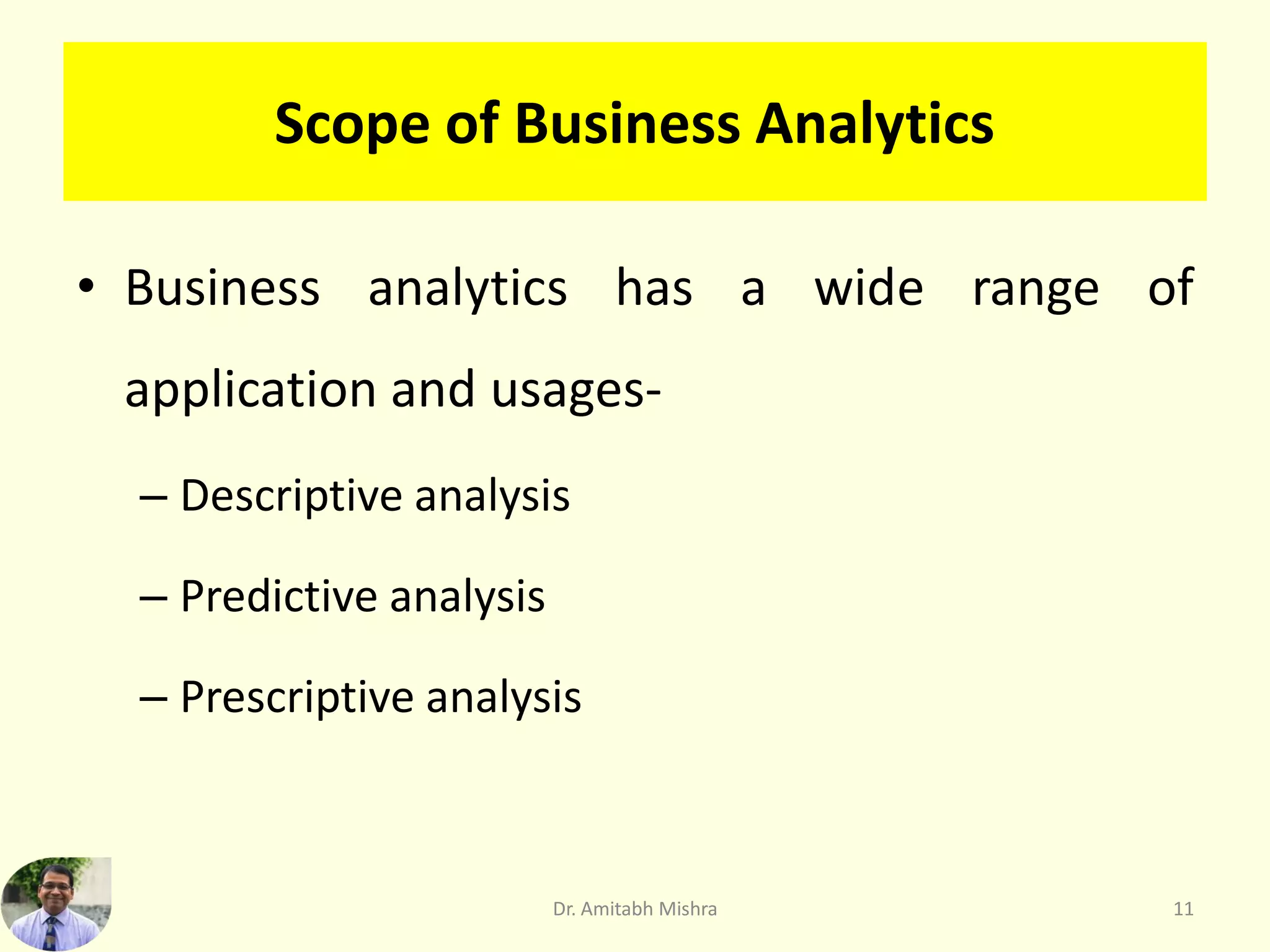 Introduction to Business Analytics | PDF