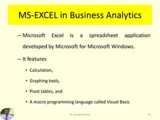 Introduction to Business Analytics | PDF