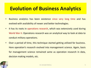 Introduction to Business Analytics | PDF