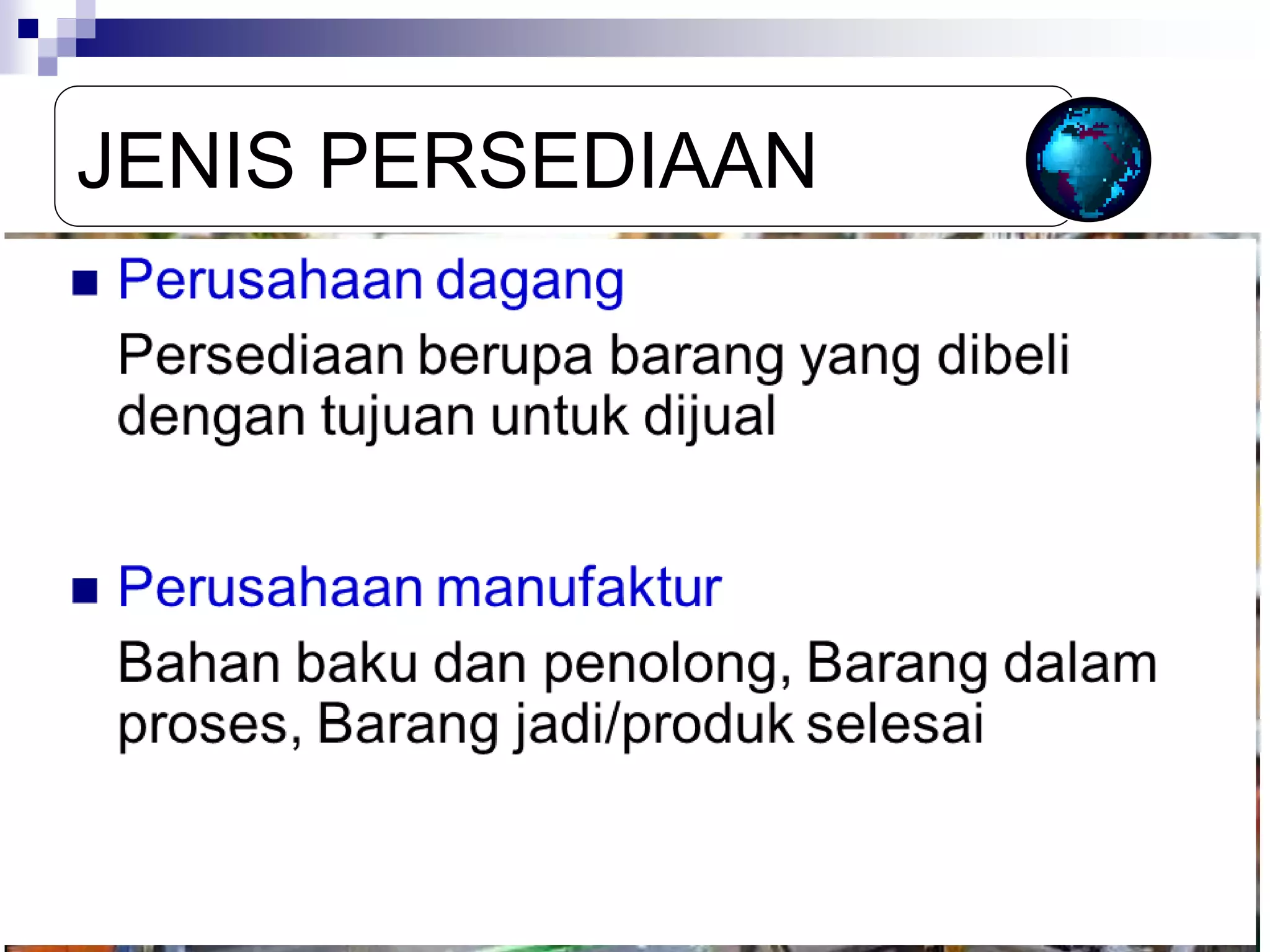 Ruang Lingkup & Dasar Manajemen Persediaan _Materi Training "INVENTORY & WAREHOUSING MANAGEMENT ...