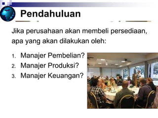 Ruang Lingkup & Dasar Manajemen Persediaan _Materi Training "INVENTORY & WAREHOUSING MANAGEMENT ...