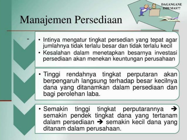 Ruang Lingkup & Dasar Manajemen Persediaan _Materi Training "INVENTORY & WAREHOUSING MANAGEMENT ...